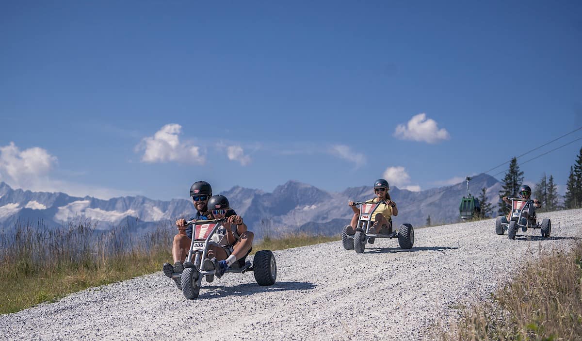Mountain Go-Cart course on the Wildkogel